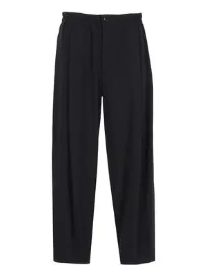 Giorgio Armani Single-pleat Virgin Wool Crepe Trousers - Blue