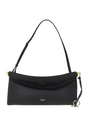 Alaïa Alaia Women Medium 'Le Click East West' Nylon Bag Black