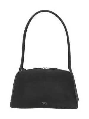Alaïa Le Bouledogue' Nubuck Bag - Black
