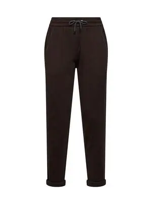 Brunello Cucinelli Brown Shiny Pocket Detail Trousers - Multicolor