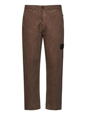 Stone Island Straight-leg Corduroy Trousers - Multicolor