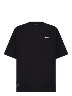 Off-White Black Jersey Archigeography Arrow Skate T-shirt - Multicolor