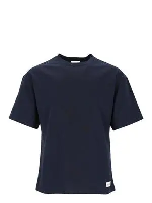 Saint Laurent Oversized Cotton T-shirt By - Blue