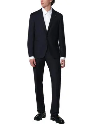 Tagliatore Single-breasted Wool Suit - Blue