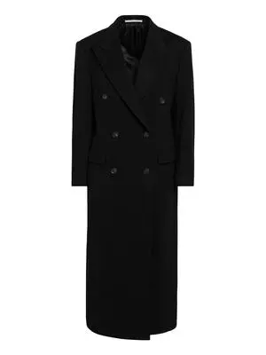 Tagliatore Double-breasted Wool Coat - Black