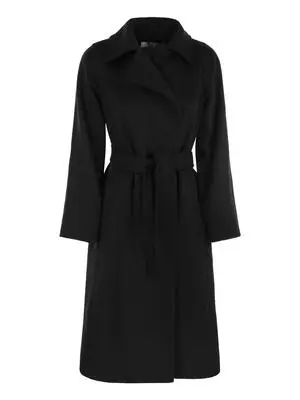 Max Mara Manuela Camel Coat - Black