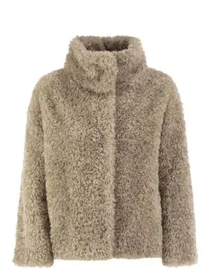 Herno Teddy Shearling-effect Jacket - Cream