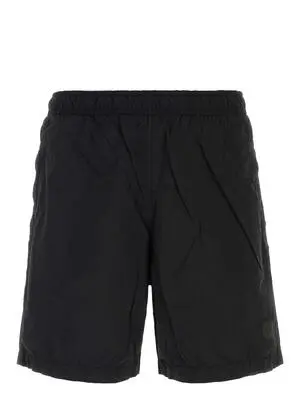 Stone Island Nylon Bermuda Shorts - Black