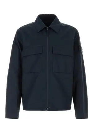 Stone Island STONE ISLAND Midnight Canvas Jacket Blue