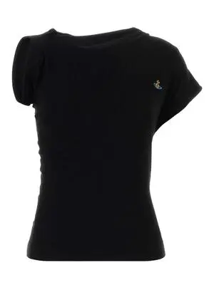 VIVIENNE WESTWOOD Cotton Hebo Top - Black