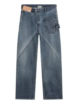 JW Anderson Mid Twisted Workwear Jeans - Blue