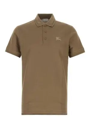 Burberry Mud Piquet Polo Shirt - Brown