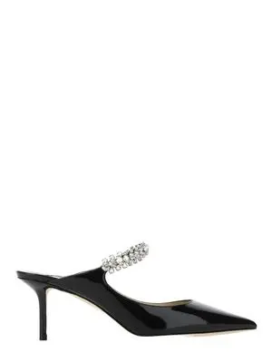 JIMMY CHOO Jimmy Choo Leather Bing 65 Mules Black