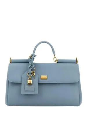 Dolce & Gabbana Light Leather My Sicily Handbag - Blue