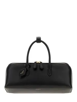 Alaïa Leather Small Delta Handbag - Black