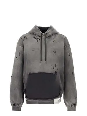 Mihara Yasuhiro Cotton Oversize Sweatshirt - Black