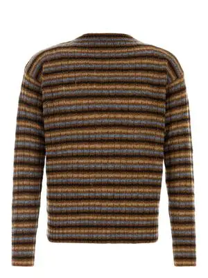 Prada PRADA Embroidered Wool Sweater Multicolor