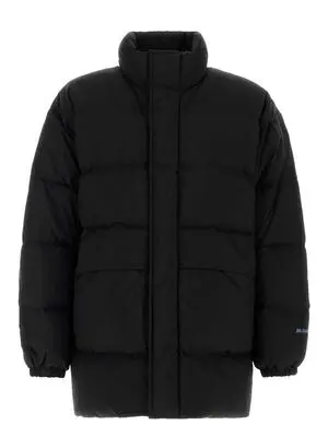 JIL SANDER Nylon Blend Down Jacket - Black