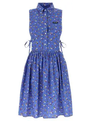 MIU MIU Miu Miu Women Printed Poplin Shirt Dress