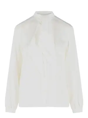 Max Mara Max Mara Leccio Silk Shirt White