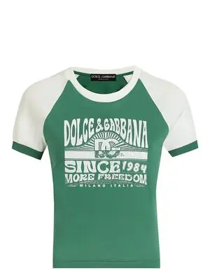 DOLCE & GABBANA Jersey T-shirt With Print