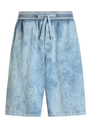 Dolce & Gabbana Treated Jersey Bermuda Shorts - Multicolor
