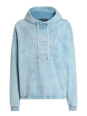 Dolce & Gabbana Cotton Sweatshirt With Vintage Finish - Multicolor
