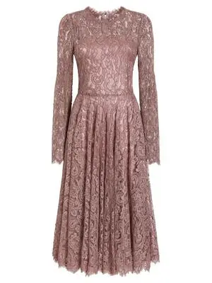 Dolce & Gabbana Lace Dress - Lilac
