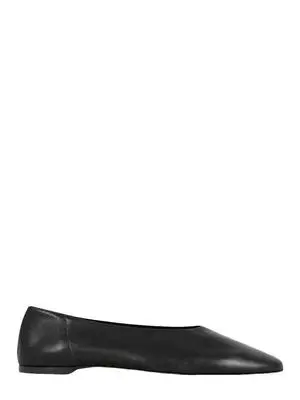 TOTEME Nappa Leather Slip Ballerinas - Black