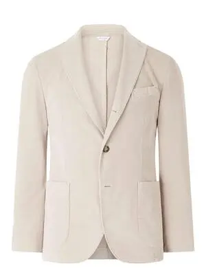 Boglioli Cotton-blend Corduroy Suit Jacket - Cream