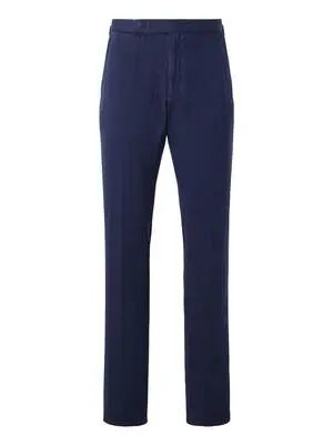 Ralph Lauren Purple Label Gregory Straight-leg Trousers - Blue