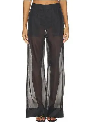SOLAQUA SOLAQUA Hugo Pant In Black Noir