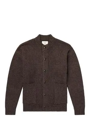 Folk Knitted Cardigan - Brown