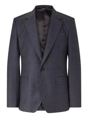 Dolce & Gabbana Pinstriped Virgin Wool Blazer - Charcoal