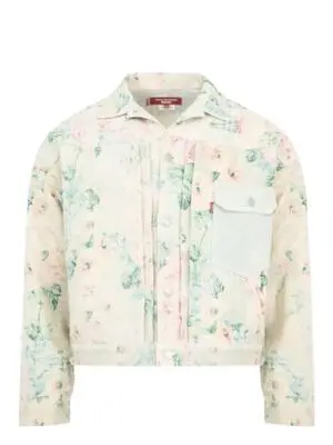 Junya Watanabe Junya Watanabe Floral Print Boxy Fit Jacket Multi-color