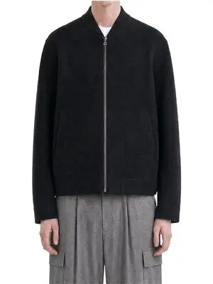 HARRIS WHARF LONDON Harris Wharf London Long Sleeve Zip Up Casual Jacket