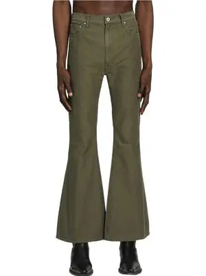 Junya Watanabe Flared Five-pocket Jeans - Khaki