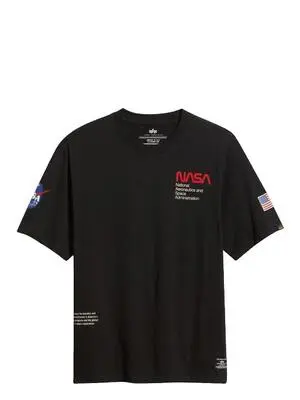 Alpha Industries Nasa Graphic T-shirt - Black