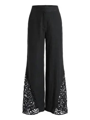 TAARACH & AMPERSAND Threadline Cocoon Pants - Black