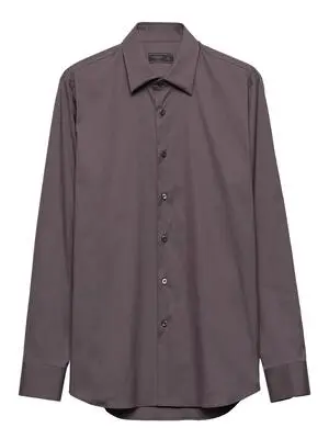 Prada Stretch Cotton Shirt - Grey