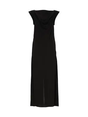 Bottega Veneta Crepe Viscose Jersey Dress - Black