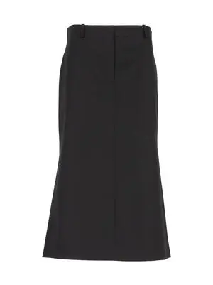 Fendi Grain De Poudre Skirt - Black