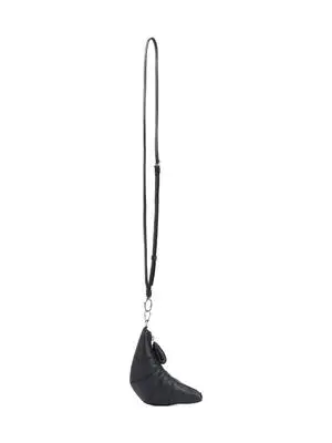 LEMAIRE Croissant Coin Purse - Black