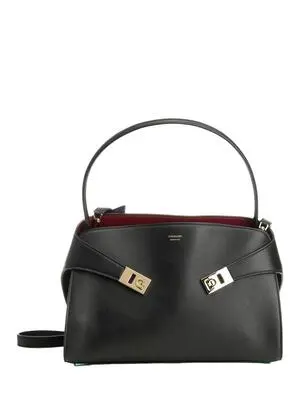 FERRAGAMO Hug Soft Shoulder Bag - Black
