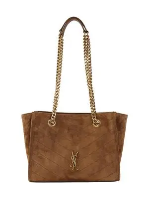 Saint Laurent Saint Laurent Suede Niki Bag Women Brown