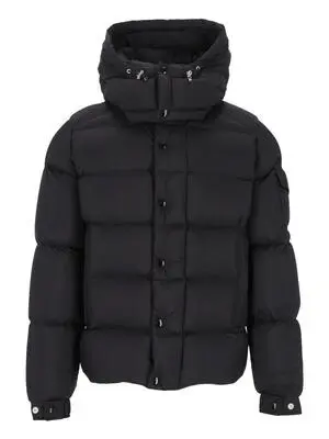 Moncler Maya 70 Short Down Jacket With Hood - Black