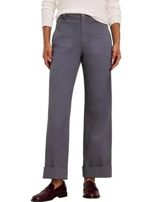 NIC+ZOE Highland Stretch Straight Leg Pants - Dark Bluestone