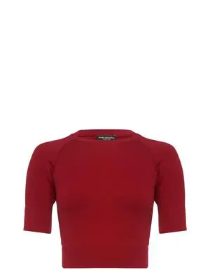 HEART AND SOUL Heart And Soul Ribbed Activewear Cropped Top