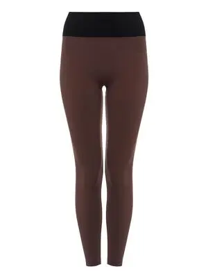 HEART AND SOUL Brown / Black Chestnut/black Brb High-waisted Activewear Leggings - Brown/black