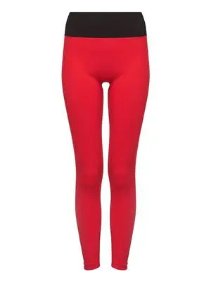 HEART AND SOUL Red / Black Bright Brb High-waisted Activewear Leggings - Red/black